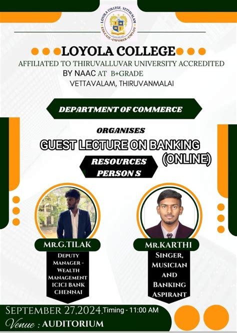 Karthick V On Linkedin Governmentexams Loyolacollege Guestlecture