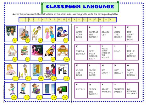 Classroom Language For Beginners English Esl Worksheets Pdf And Doc Classroom Language For Beginners English Esl Worksheets Pdf And Doc