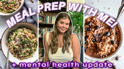 Vlog Meal Prep Unboxing And Mental Health Update Youtube