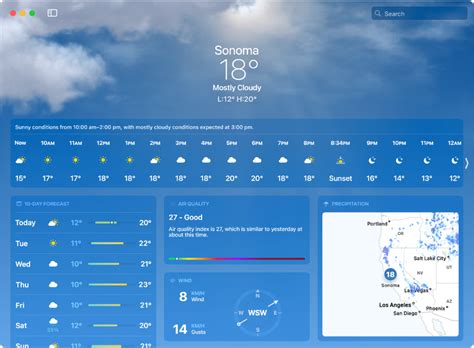 Weather User Guide For Mac Apple Support Au