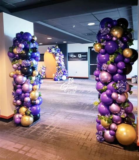 Organic Balloon Garlands Embellished With Floral And Foilage Wedding