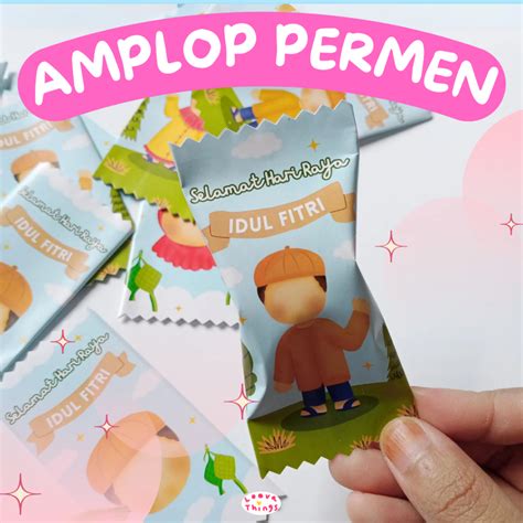 Jual Amplop Permen Angpau Lebaran Amplop Idul Fitri Candy Amplop
