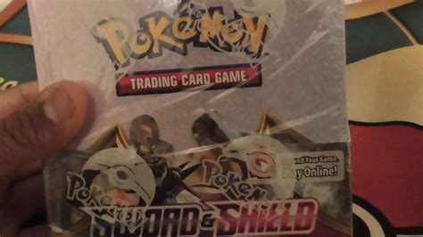 Pokemon Sword And Shield Booster Box Opening Youtube
