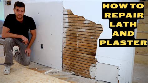 Lath And Plaster Repair Youtube