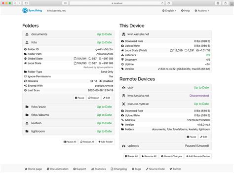 Syncthing Open Source Decentralized Data Sync Solution Alternativeto