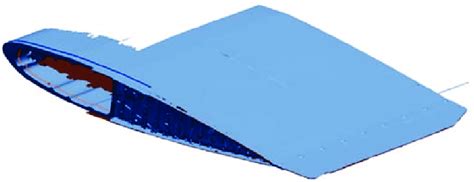 3d Scan Of The Rotor Blade Section Abaqus Software Was Used To Perform