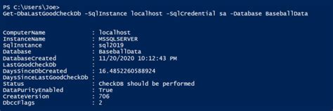 When Was The Last Known Good Dbcc Checkdb Integrity Check The Sero Group