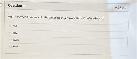 solved question 40 29 ﻿ptswhich method discussed in the