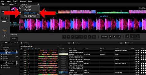 continuous auto play tracks in playlist in rekordbox deejay plaza