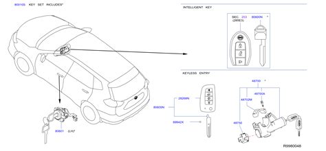 2015 Nissan Keyless Entry Transmitter 28268 4cb1b Genuine Nissan Part