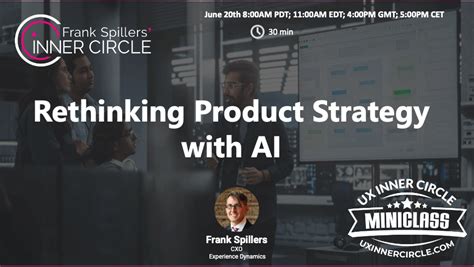 Rethinking Product Strategy With Ai Uxinnercircle