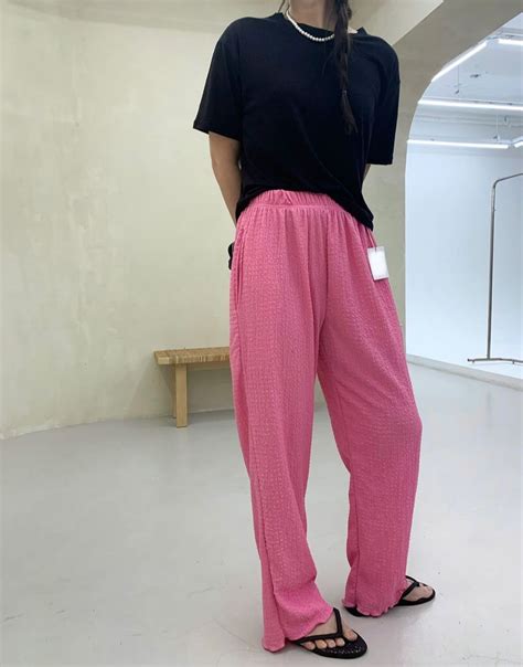 구김없는 발리 쿨팬츠 3color 주름팬츠 플리츠팬츠 밴딩팬츠 여름바지 여름팬츠 냉장고바지 구김없는팬츠 컷팅 롱팬츠 휴가룩