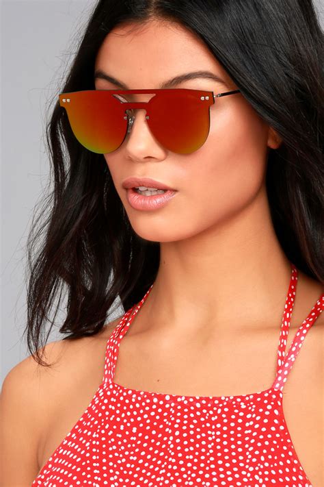 Spitfire Prime Sunglasses Trendy Pink Mirrored Sunglasses 4900
