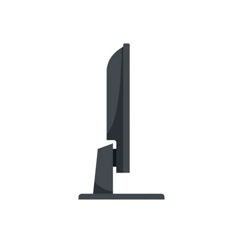 Desktop Monitor Icon Flat Vector Computer Screen 17336383 Vector Art