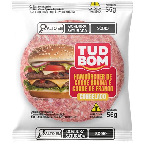 Hambúrguer De Carne Bovina E De Frango Plena Alimentos