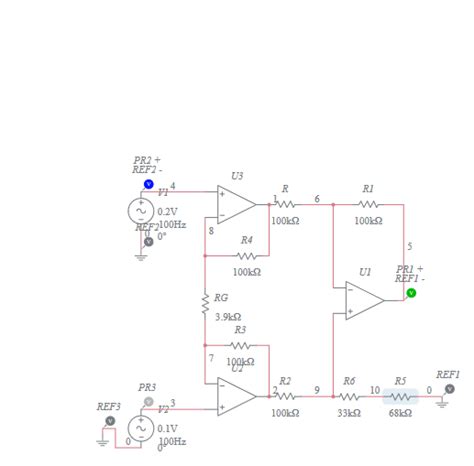 Instrumentation Op Amp Multisim Live