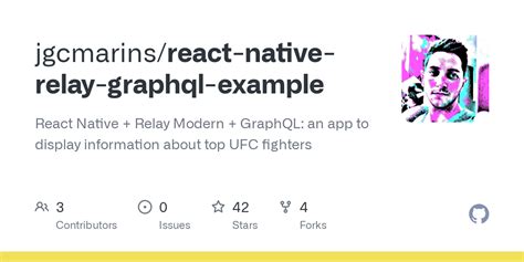 GitHub Jgcmarins React Native Relay Graphql Example React Native