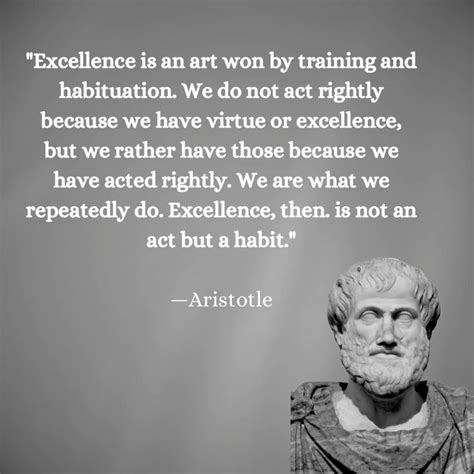 Aristotle Excellence Is A Habit In 2025 Philosophical Quotes