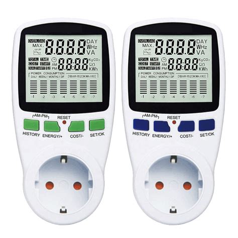 Plastic Power Metering Socket Electricity Cost Dia Grandado