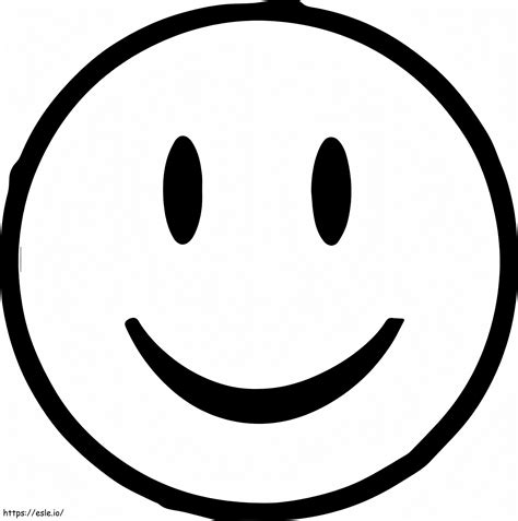 Smiley Face 8 Coloring Page