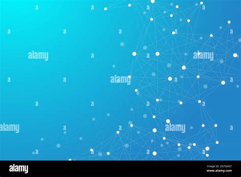 Geometric Graphic Background Molecule And Communication Big Data Complex With Compounds Lines