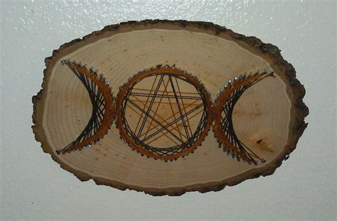 Triple Moon String Art Craft