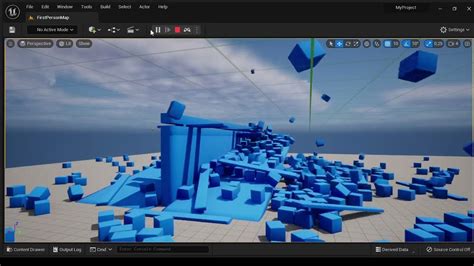 Ue5 Physics Demo Youtube
