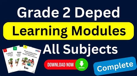 Grade 2 Deped Learning Modules Complete Download Here