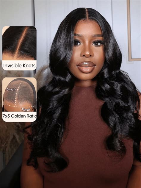 Unice Bye Bye Knots Wig 7x5 Glueless Lace Body Wave Wig With Pre