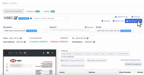How To Convert HSBC Bank Statements To Excel CSV And QBO In Minute Or Less DocuClipper