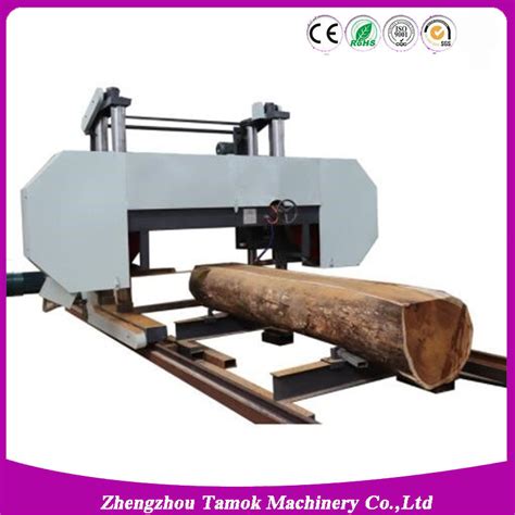 Mini Timber Cutting Machine Horizontal Band Saw Portable Wood Sawmill