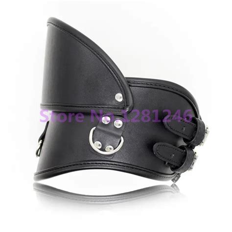 Leather Premium Bondage Padded Posture Collarfetish Bondage Restraints