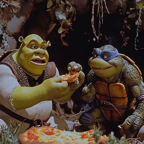 Любимый мульт детства — Черепашки шреки Teenage Mutant Ninja Turtles