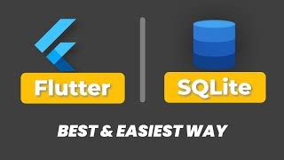 Flutter Sqflite Easiest Tutorial Sqlite In Flutter Doovi