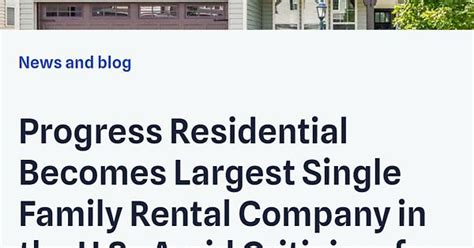 Progress Residential Is Rated 1075 By Reviewers On And Had