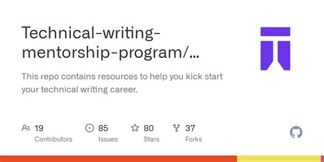 Issues · Technical Writing Mentorship Programtechnicalwritingcourse · Github