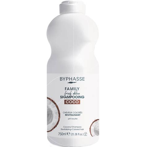 Shampooing Fresh Délice Coco Cheveux Colorés Byphasse 750 Ml
