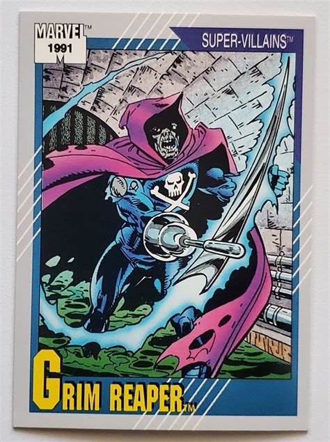 Grim Reaper Marvel Comic Covers Comic Book Cover Marvel Cards Marvel Series Silver Age