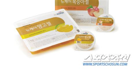 대상웰라이프 고단백 영양 젤리 뉴케어 망고젤 And 복숭아젤 출시