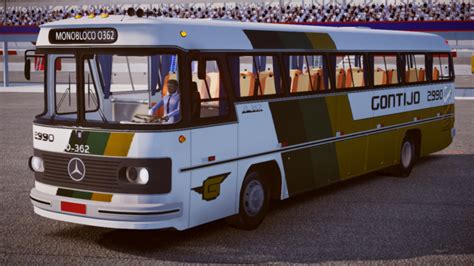 Mercedes Benz Monobloco O 362 Rodoviário fase2 para o Proton Bus Simulator Skins Games Truck