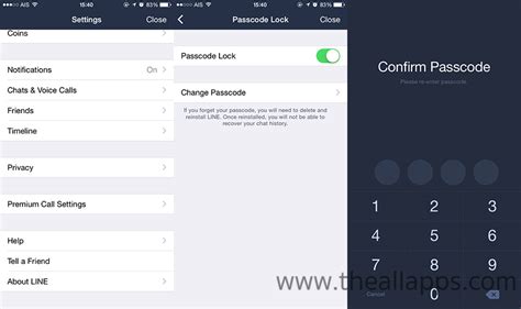เพิ่มความเป็นส่วนตัวให้ Line ด้วยการใส่รหัสก่อนเข้าแอปฯ The All Apps