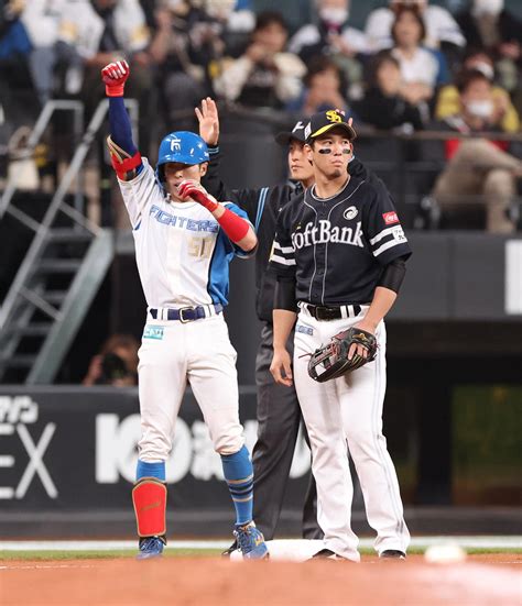【日本ハム】五十幡亮汰6盗塁リーグトップタイ ソフトバンク周東に並ぶ プロ野球写真ニュース 日刊スポーツ