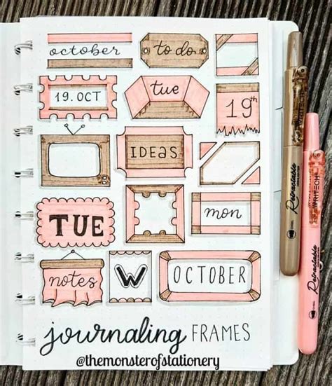 Cute Heading Ideas For Your Bullet Journal