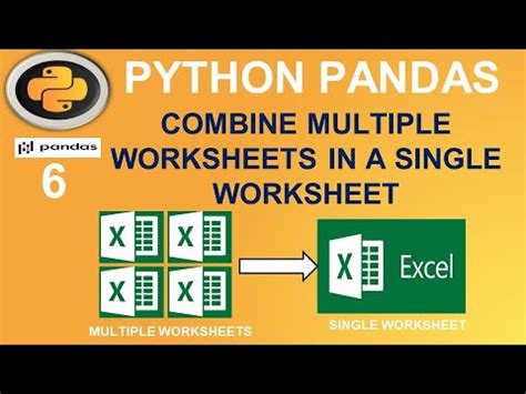Python Pandas Tutorial Combine Excel Sheets Using Python Pandas YouTube