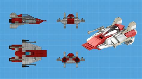 Lego A-Wing by purepitch72 on DeviantArt
