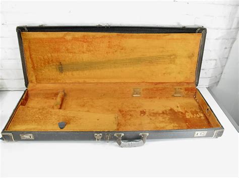 Fender G G S Deluxe Strat Tele Case Black Amber Satin Reverb