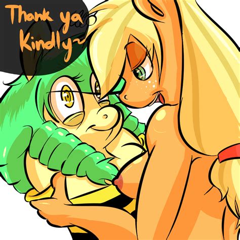 Rule 34 Applejack Mlp Earth Pony Equine Female Female Only