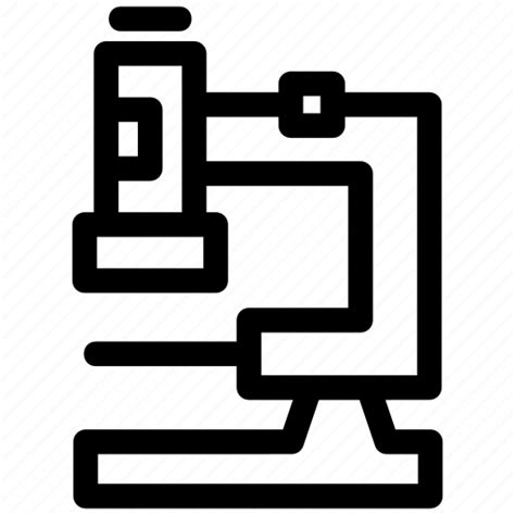 Microscope Science Laboratory Research Lab Icon Download On