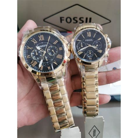 Mens Fs Watch Oversized Machine Chronograph Gold Black Dial Pawnable