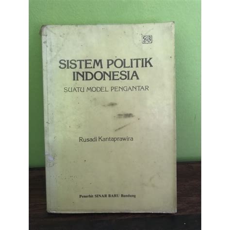 Jual Buku Sistem Politik Indonesia Shopee Indonesia